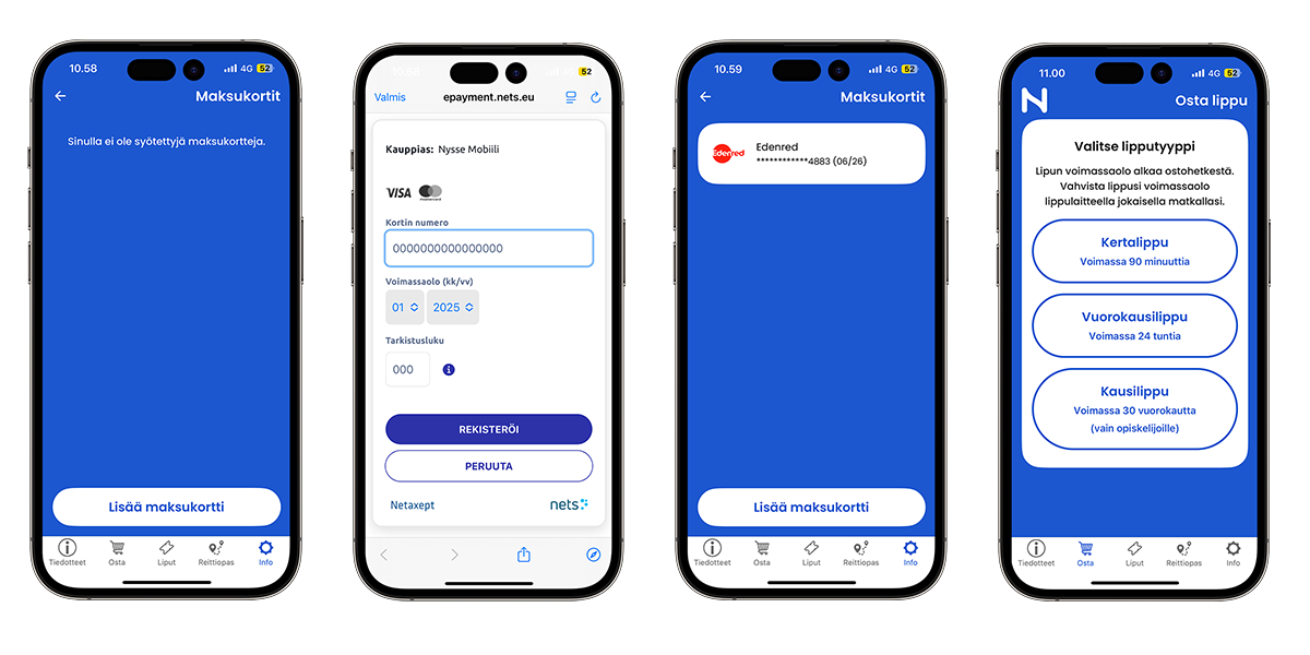 Edenred Työmatka -edulla liput Nysse Mobiilista! - Edenred